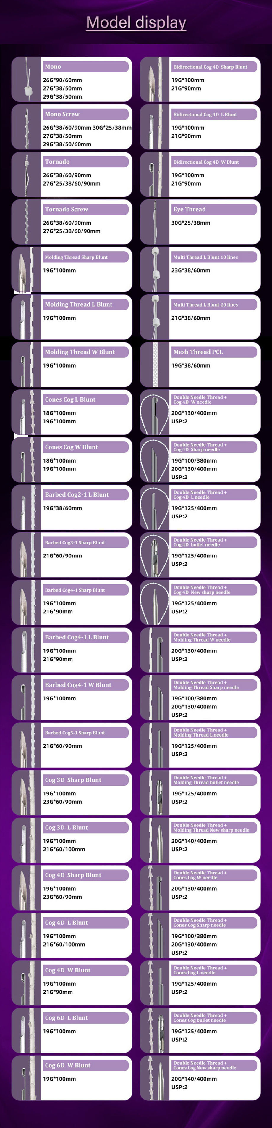 Buy Wholesale China Korea Absorbable Pcl Thread Lift Barbed Cog ...