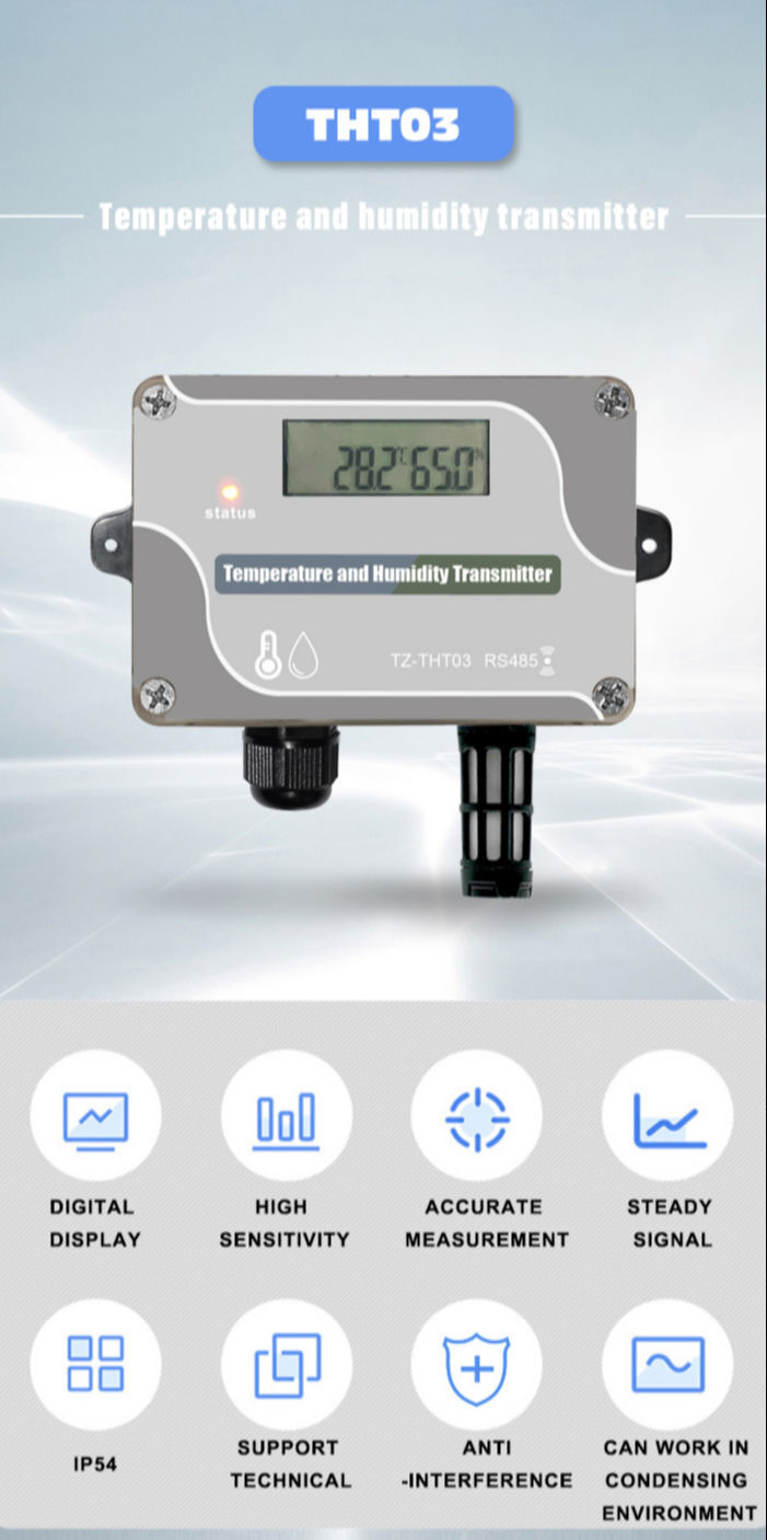 Buy Wholesale China Rs485 4-20ma Temperature Humidity Transmitter & 4 ...