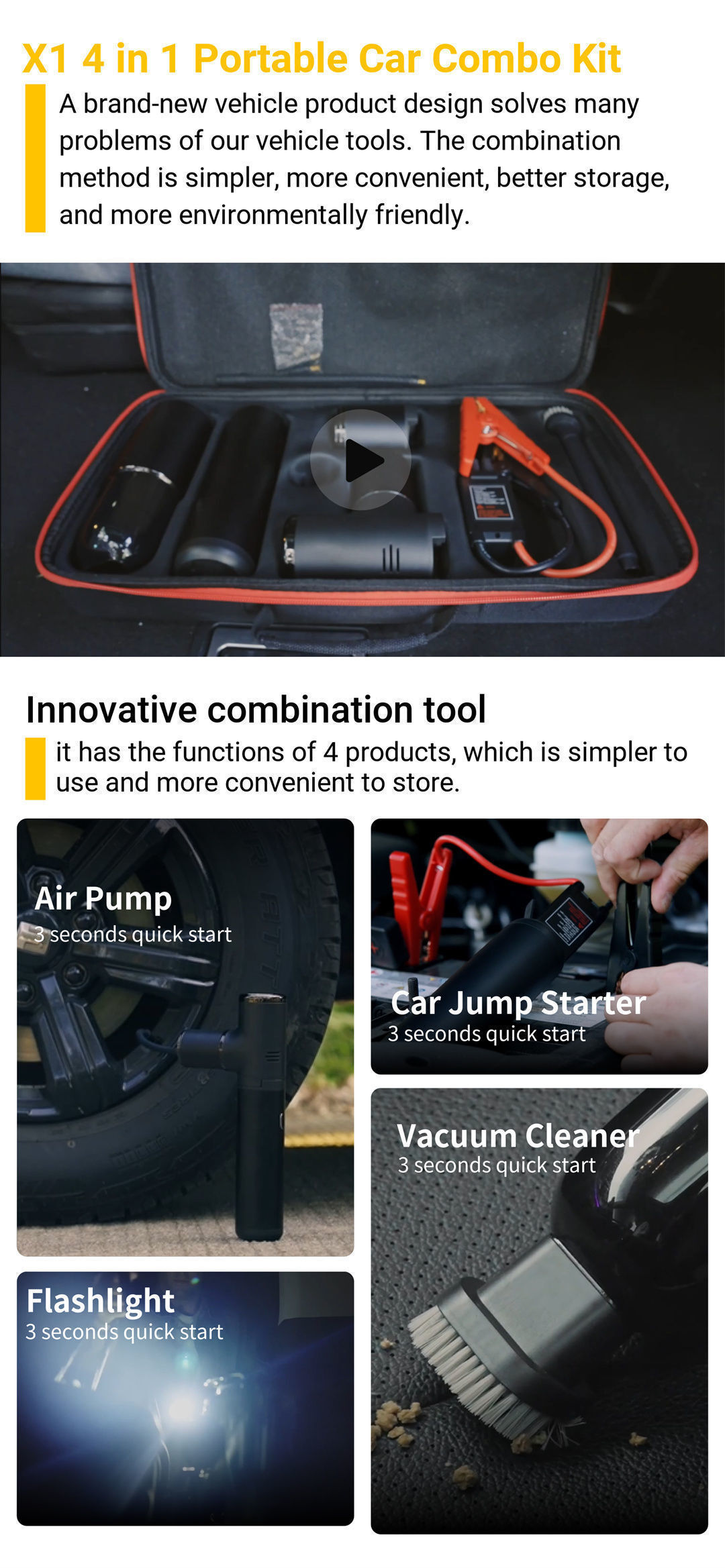 Buy Wholesale China 10,000mah 12v High Capacity Car Jump Starter With ...