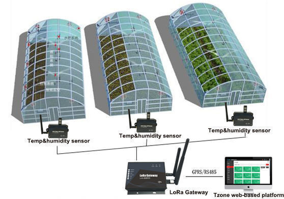 Buy Wholesale China Lora Iot Network Wireless Temperature Humidity ...