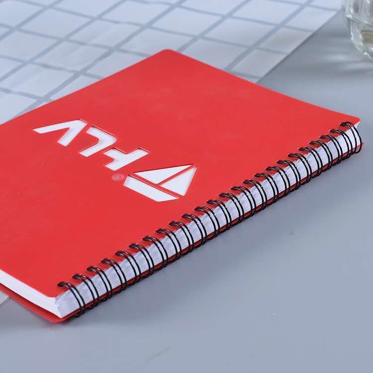 Buy Wholesale China A4 A5 Pvc Hollow Cover Red Business Man Spiral ...