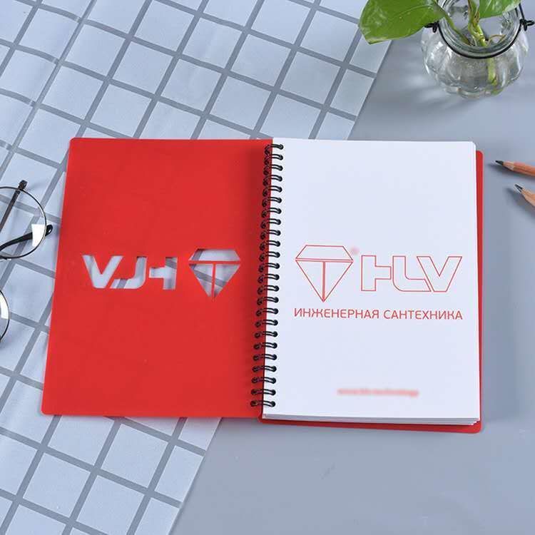 Buy Wholesale China A4 A5 Pvc Hollow Cover Red Business Man Spiral ...