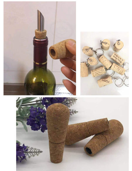 Buy Wholesale China Natural Cork Stopper, Tapered Wooden Cork Bottle Stopper For Wine Cognac ...