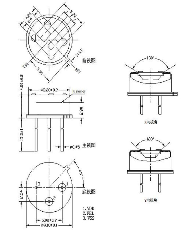 Buy China Wholesale Oem Dual Element Pyroelectric Infrared Sensor Hm312 ...