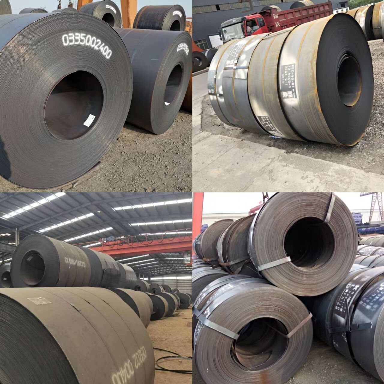 A36 And A35 Carbon Steel Coils A106 Q195 Low Hot Rolled Black Q235 S355 ...