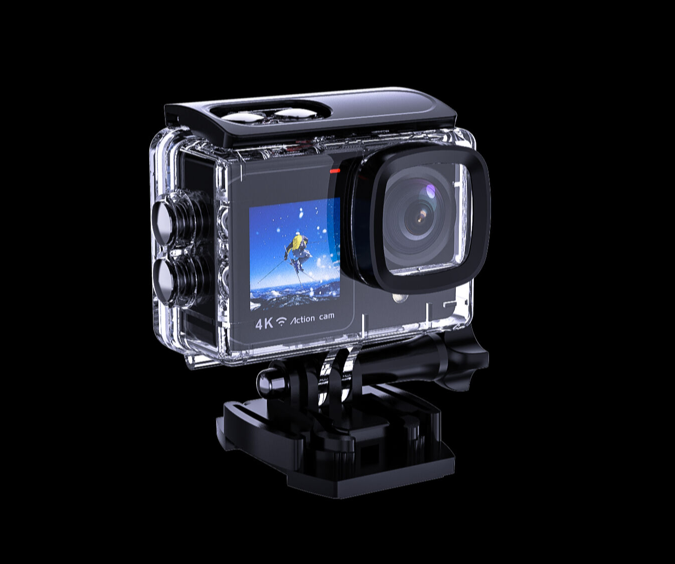 Buy China Wholesale Dual Screen Camera 4k Wifi 170 Degree Eis Gopro ...