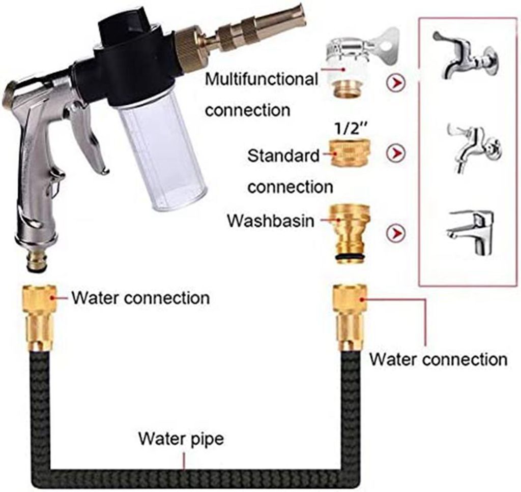Buy Wholesale China High Pressure Car Wash Magic Flexible Water Hose ...