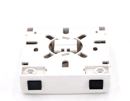 Ftth Socket Indoor Wall Mounted Mini 2 Port Fiber Optic Terminal Box ...