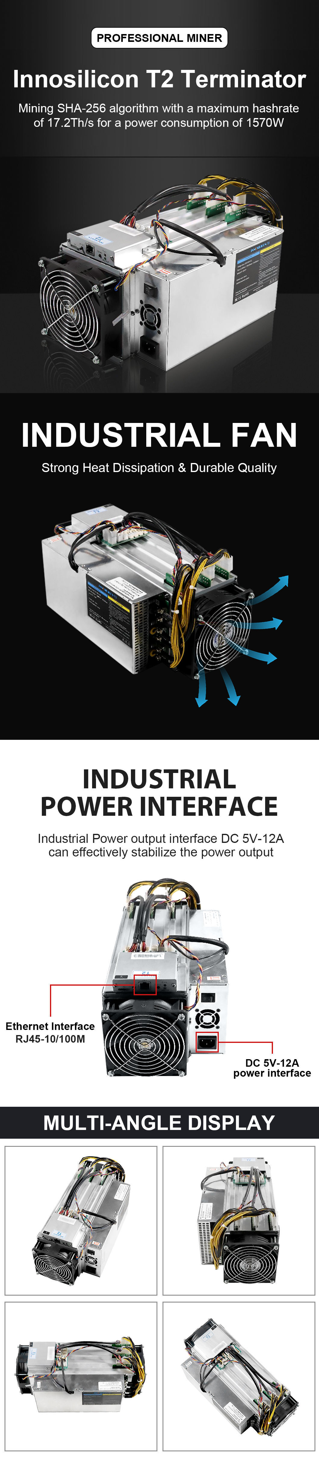 Buy Wholesale China Arrivel Innosilicon T2 Terminator 17.2t Coin Btc ...