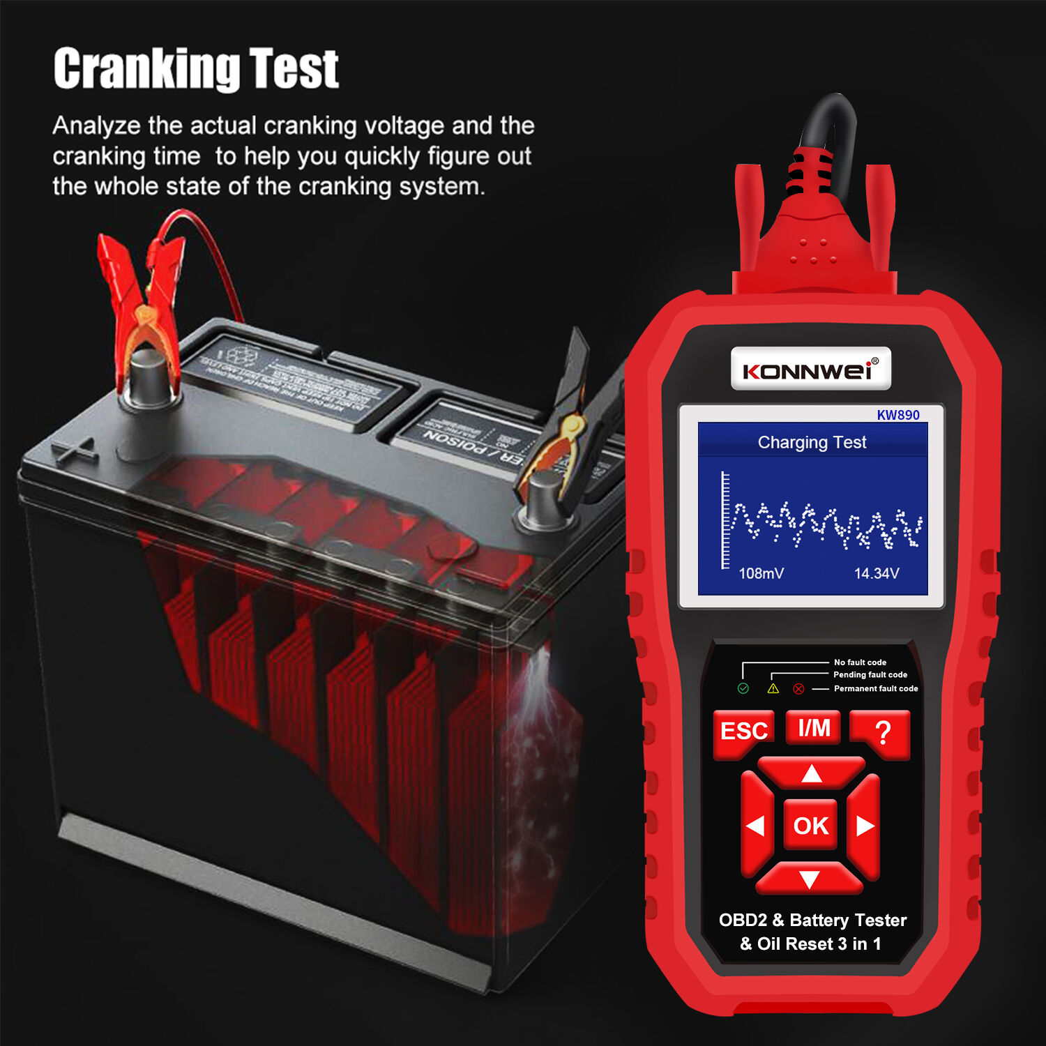 Konnwei Kw890 Oil Reset Tool With Cheap Oem Fee, Oil Reset Tool, Car ...