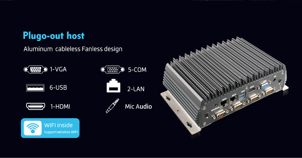 Buy China Wholesale Oem Industrial Computer Fanless Mini Pc 2lan ...