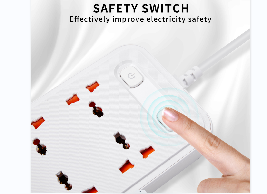 Buy Wholesale China Universal 6 Outlet Usb-c Surge Protector Power ...