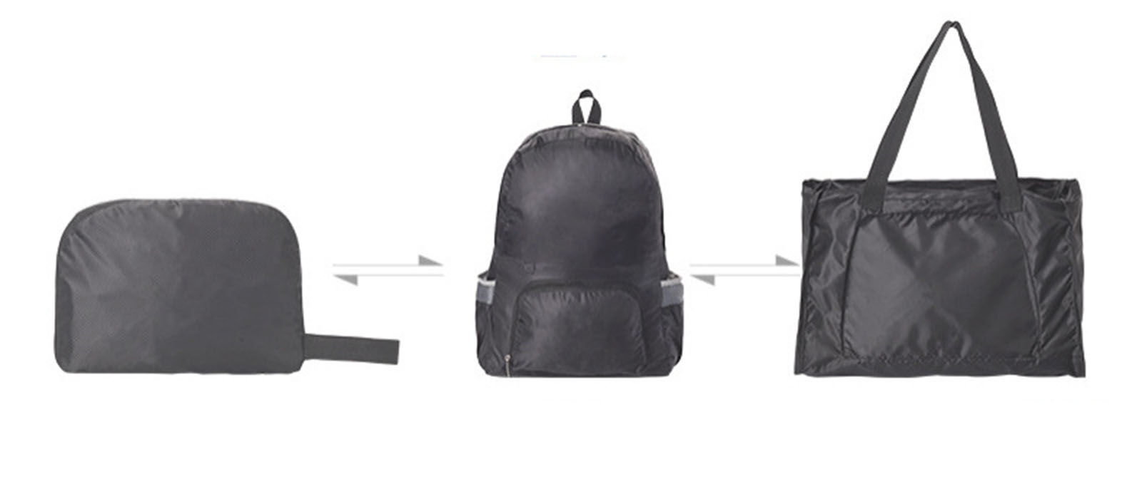 Small Black Sling Crossbody Backpack Shoulder Bag For Men Women ...