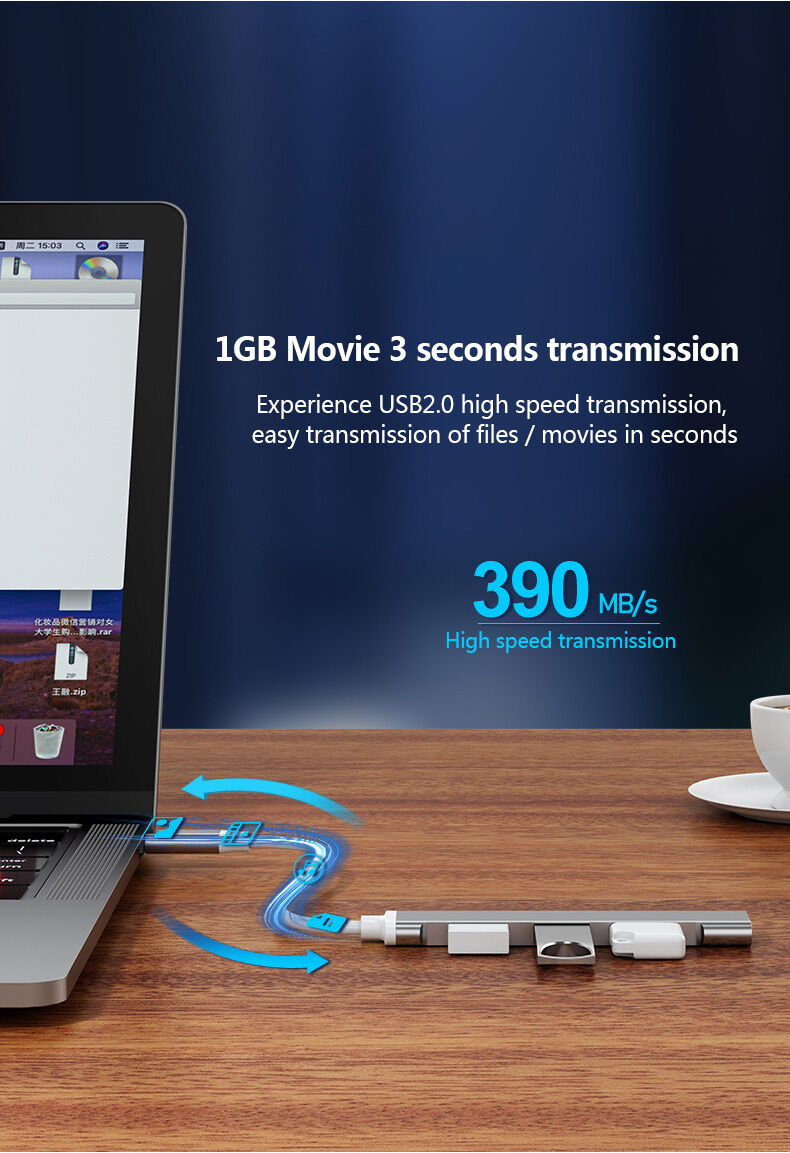 Buy Wholesale China Otg 4 Port Multi Usb Hubs Usb 3.0 Docking Station ...