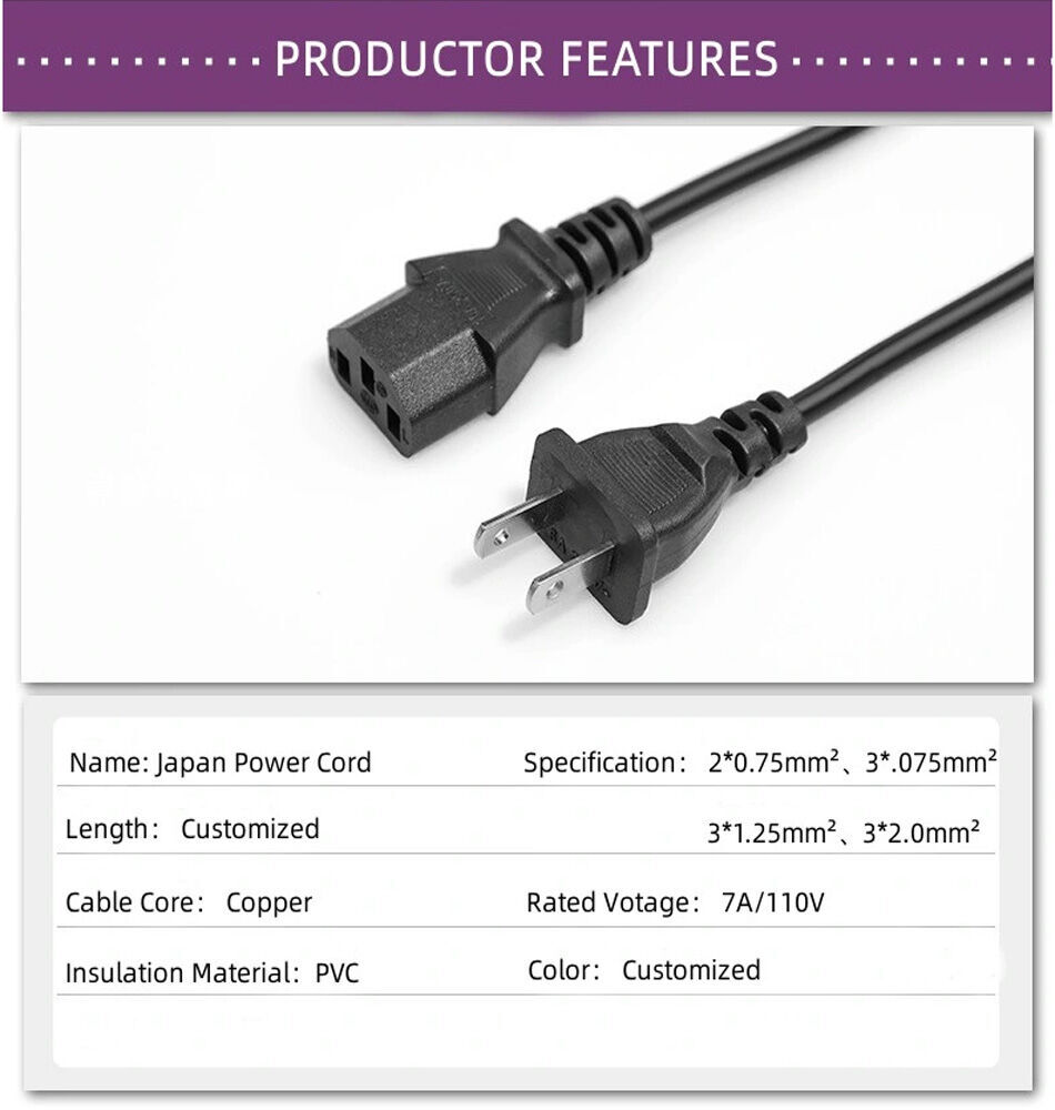Buy Wholesale China Cheapn Price 5-15p Plug Power Cable Japan Ac 2 ...