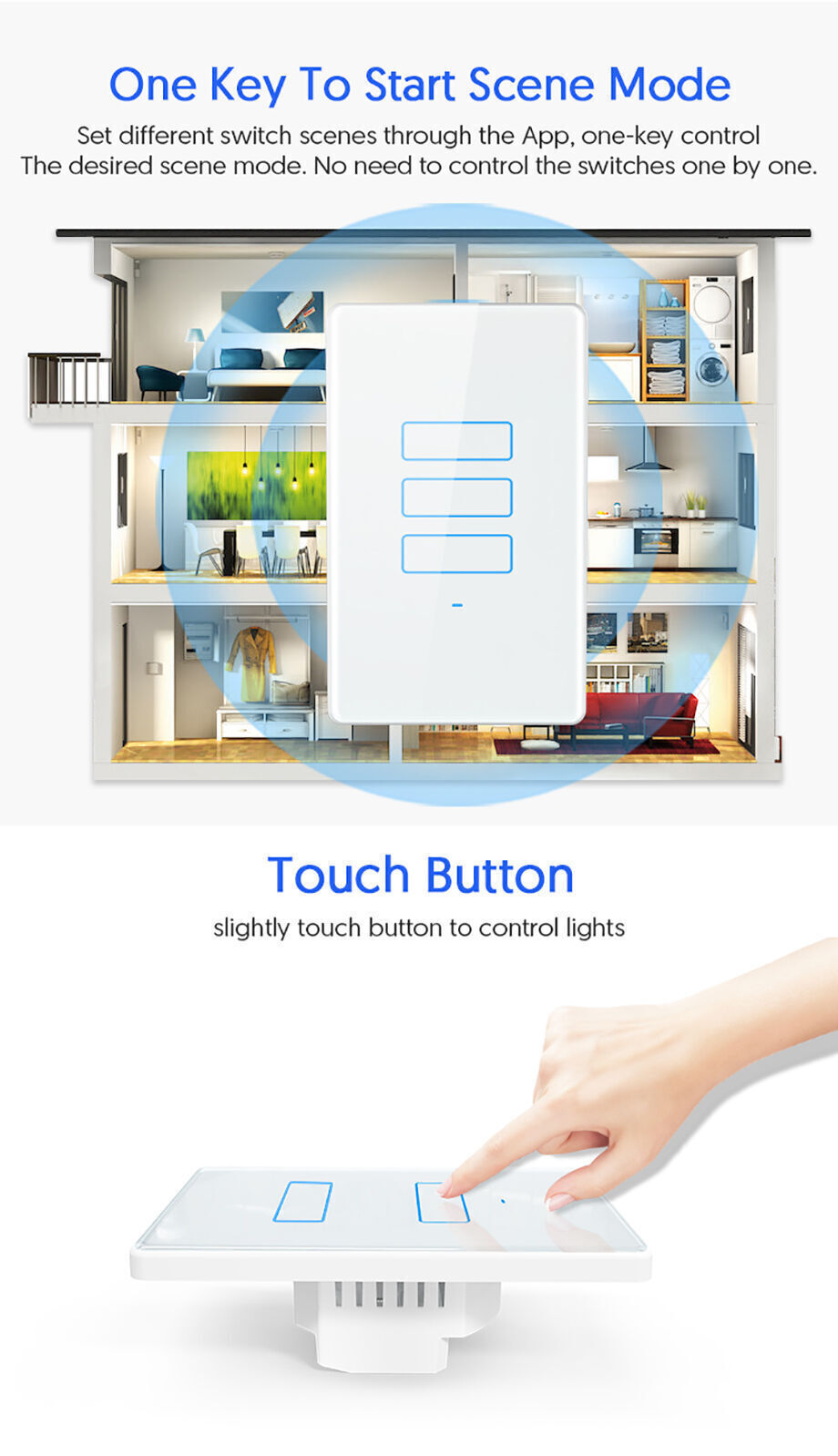 Buy Wholesale China Odm/oem Customizable Smart Touch Switch Smart Wifi ...