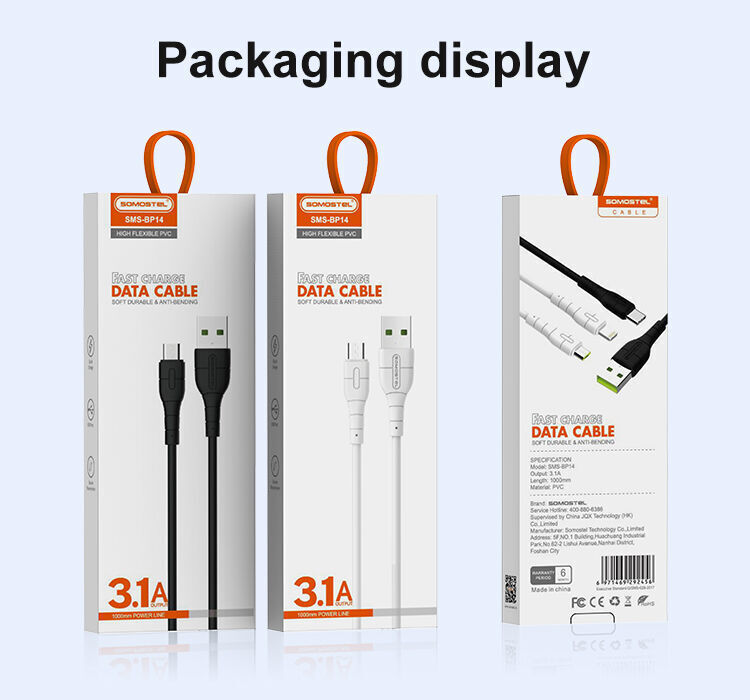 Buy Wholesale China Somostel New Hot Sale 1m Pvc Material Usb Charging ...