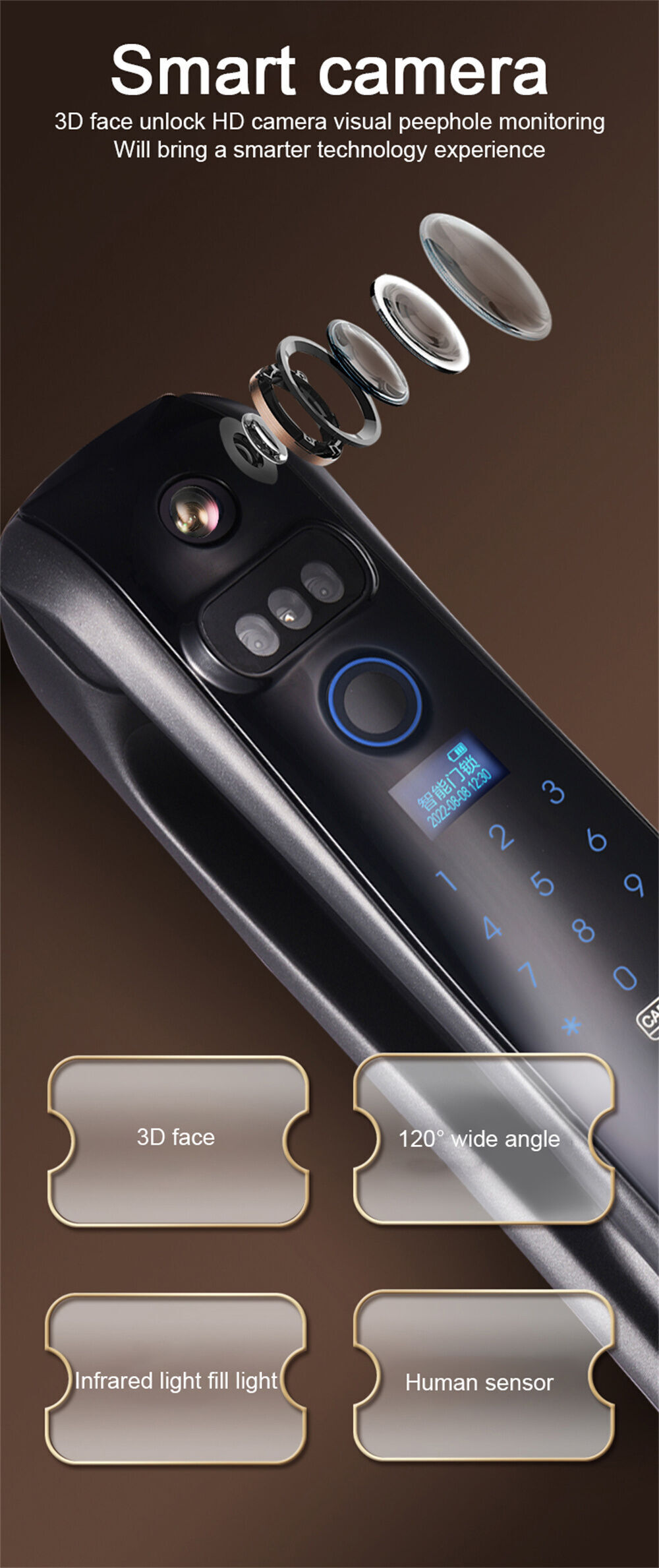 Bulk Buy China Wholesale Full Automatically Smart Door Lock Unbreakable ...