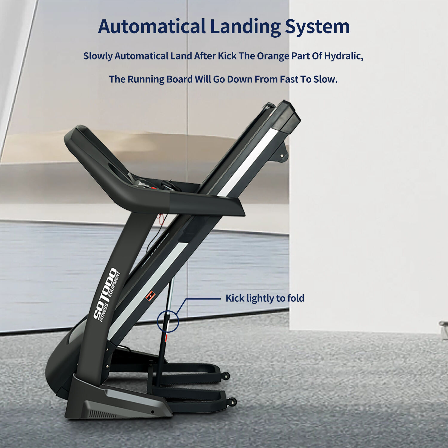 Buy Wholesale China Indoor Fitness Run Portable Fold Treadmill Exercise ...