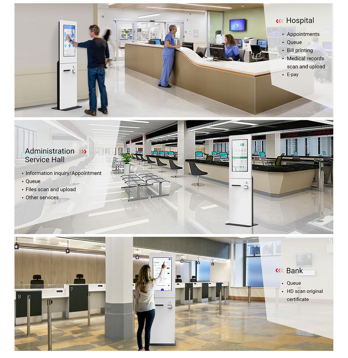 Buy Wholesale China Freestanding Touch Screen Queue Ticketing Vending ...