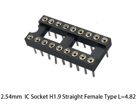 2.54mm Ic Socket H3.0 Straight Female Type L4.2 Pcb Connector $0.15 ...