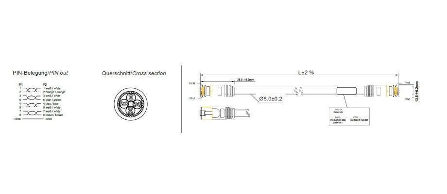 Buy Wholesale Hong Kong SAR Cat 8 Ethernet Cable High Speed 40gbps ...
