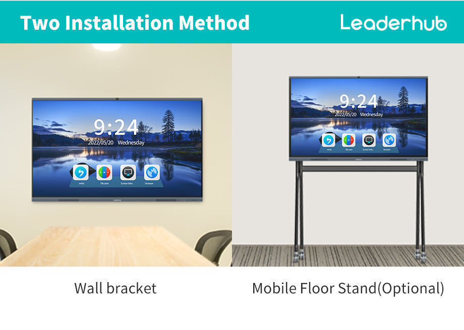 Buy Wholesale China Leaderhub Interactiva Lcd Display White Board Smart Board Prices Whiteboard ...