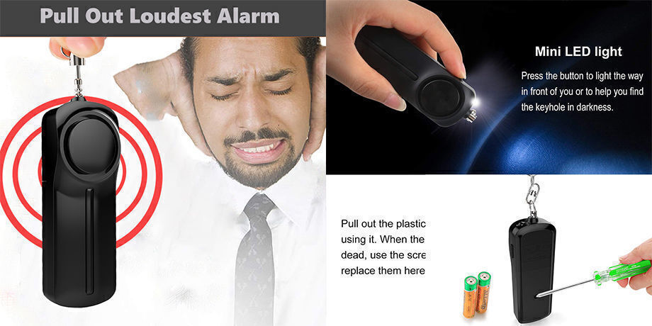 Bulk Buy China Wholesale Custom Factory 130db Anti Attack Emergency ...