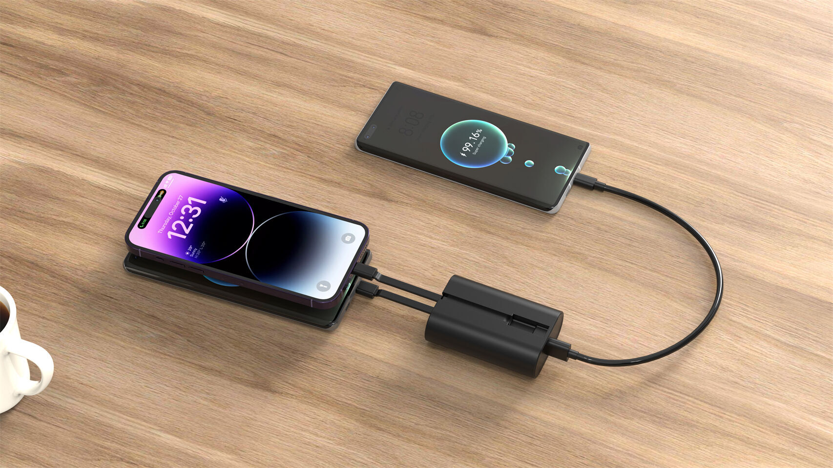 5000mah Mobile Power Supply Small Phone Charger With Built In Usb ...