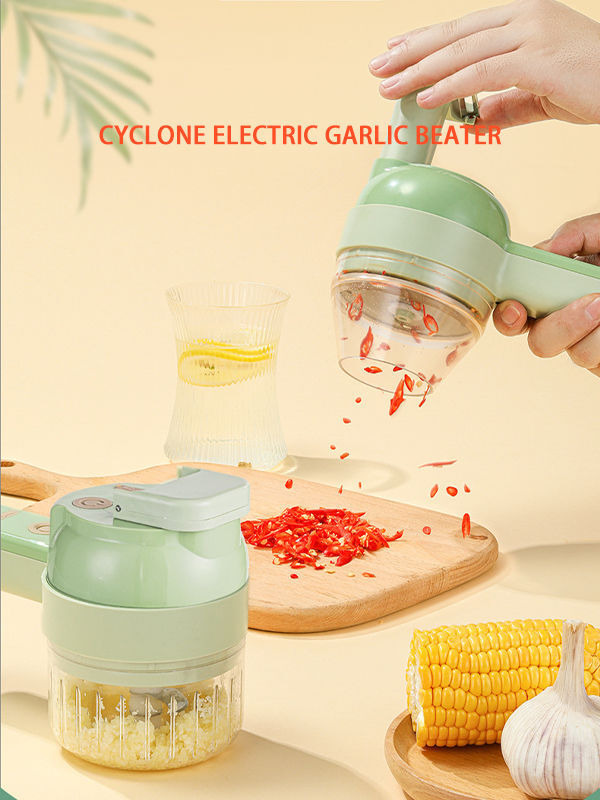 Buy Wholesale China 4 In 1 Electric Mini Food Chopper Cordless Garlic ...