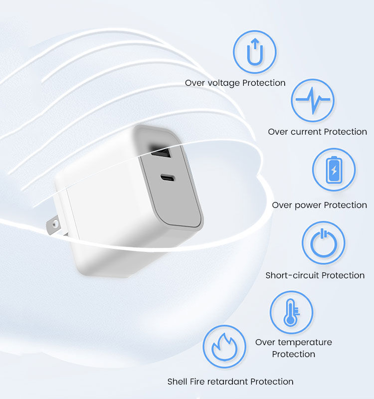 Buy Wholesale China Customization Foldable Dual Ports 30w Qc3.0 Uab-a ...