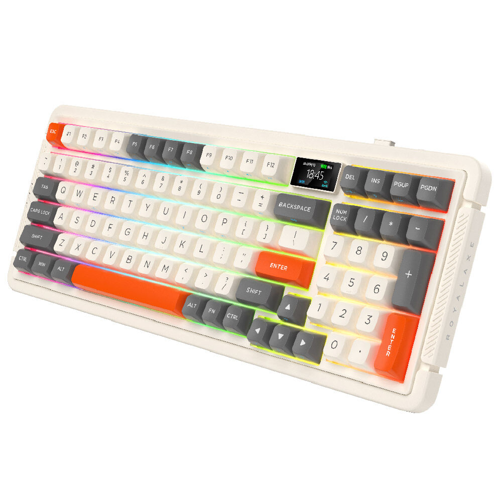 98 Keys Pbt Material Mechanical Keyboard, Hot-swapping Switches With ...