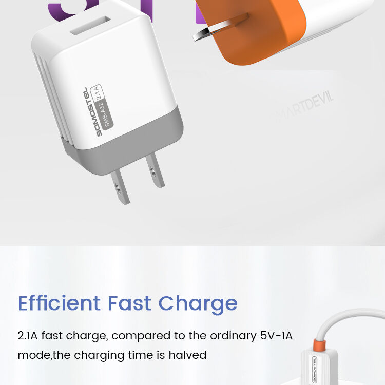 Buy Wholesale China Wall Charger Somostel A32 2.1a Wireless Intelligent ...