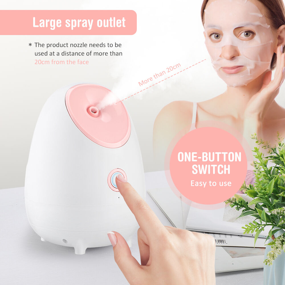 Facial Vaporizer Hot Spray Steam Cosmetic Mirror Large Capacity Water ...