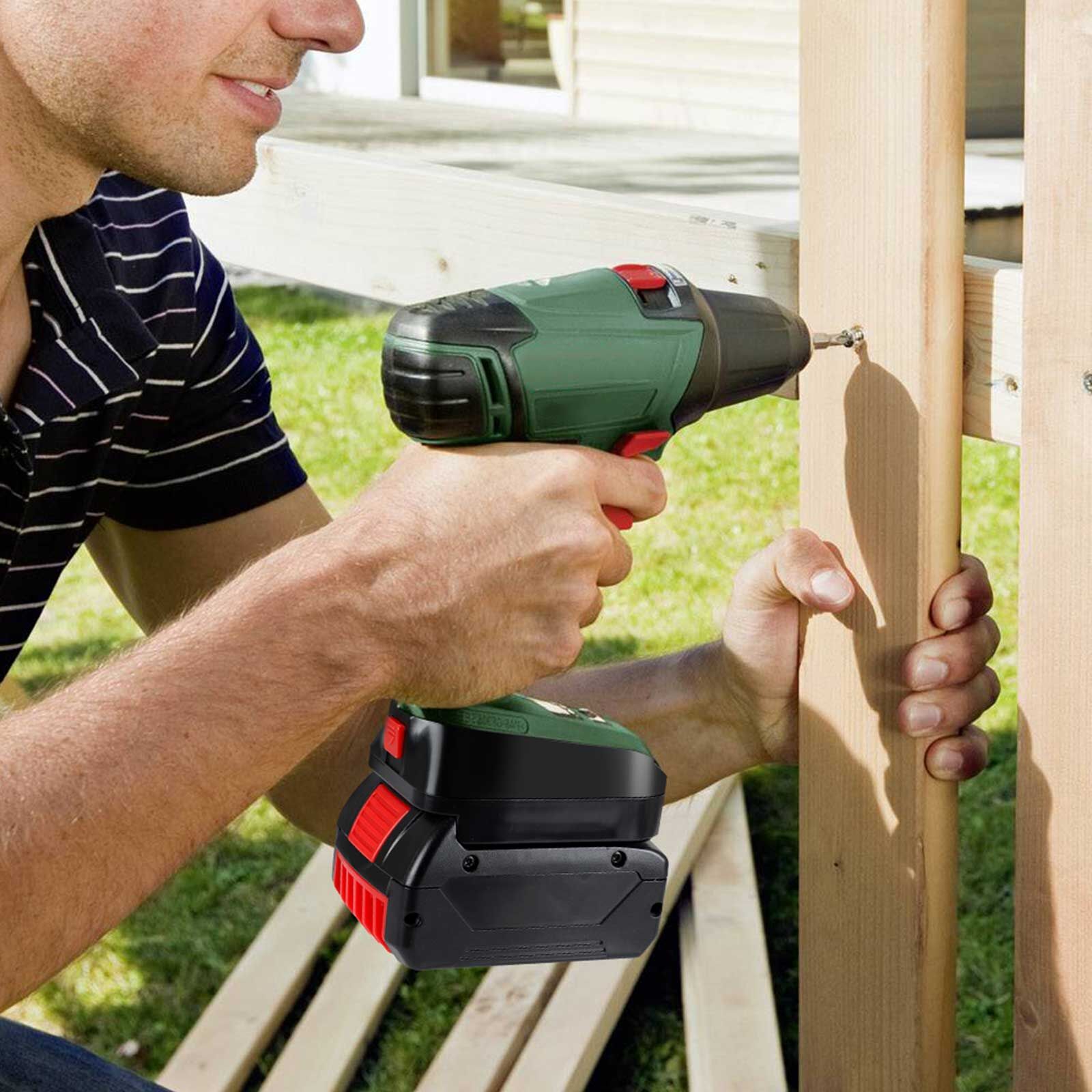 Factory High Quality Battery Adapter For Bosch 18v Li Ion Battery B To ...