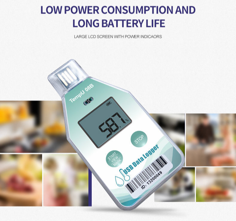 Buy Wholesale China Temp Humidity Data Logger Digital Usb Disposable ...