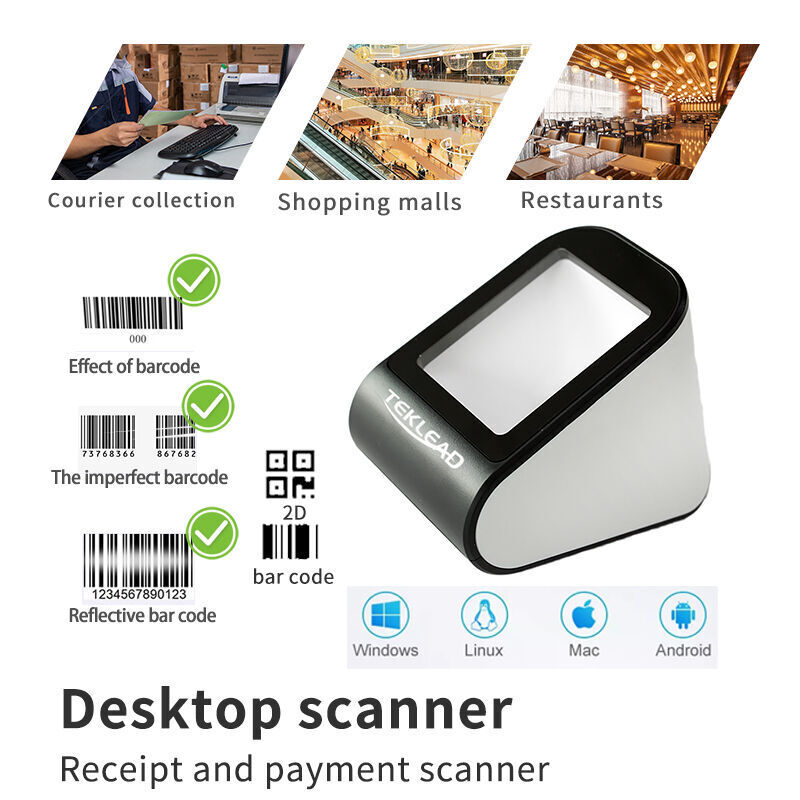 Wholesale 1d 2d Wired Desktop Barcode Scanner For Payment, Desktop ...
