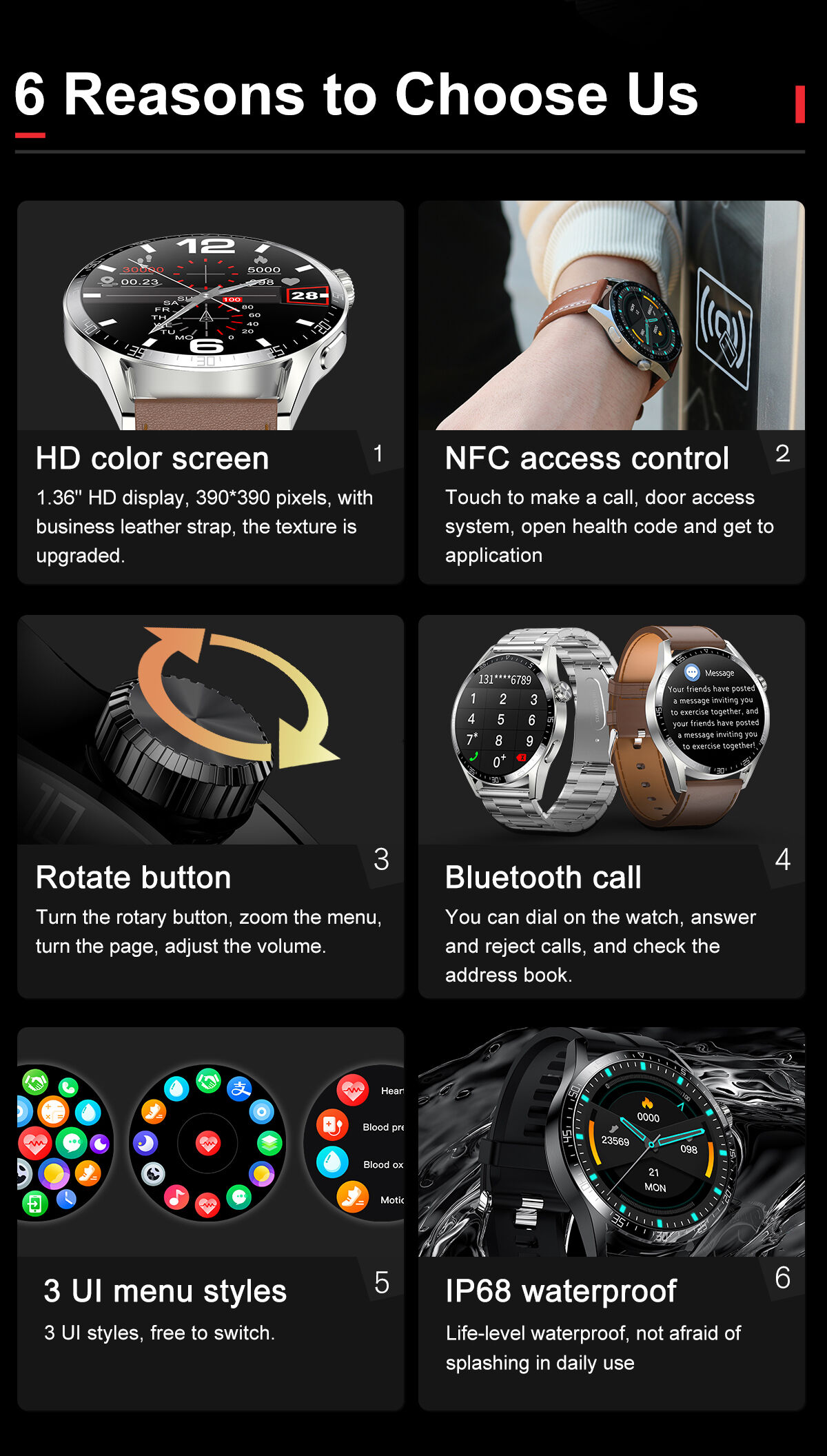 Bluetooth Dial Smart Watch Phone Wholesale Watch For Man Kalobee ...