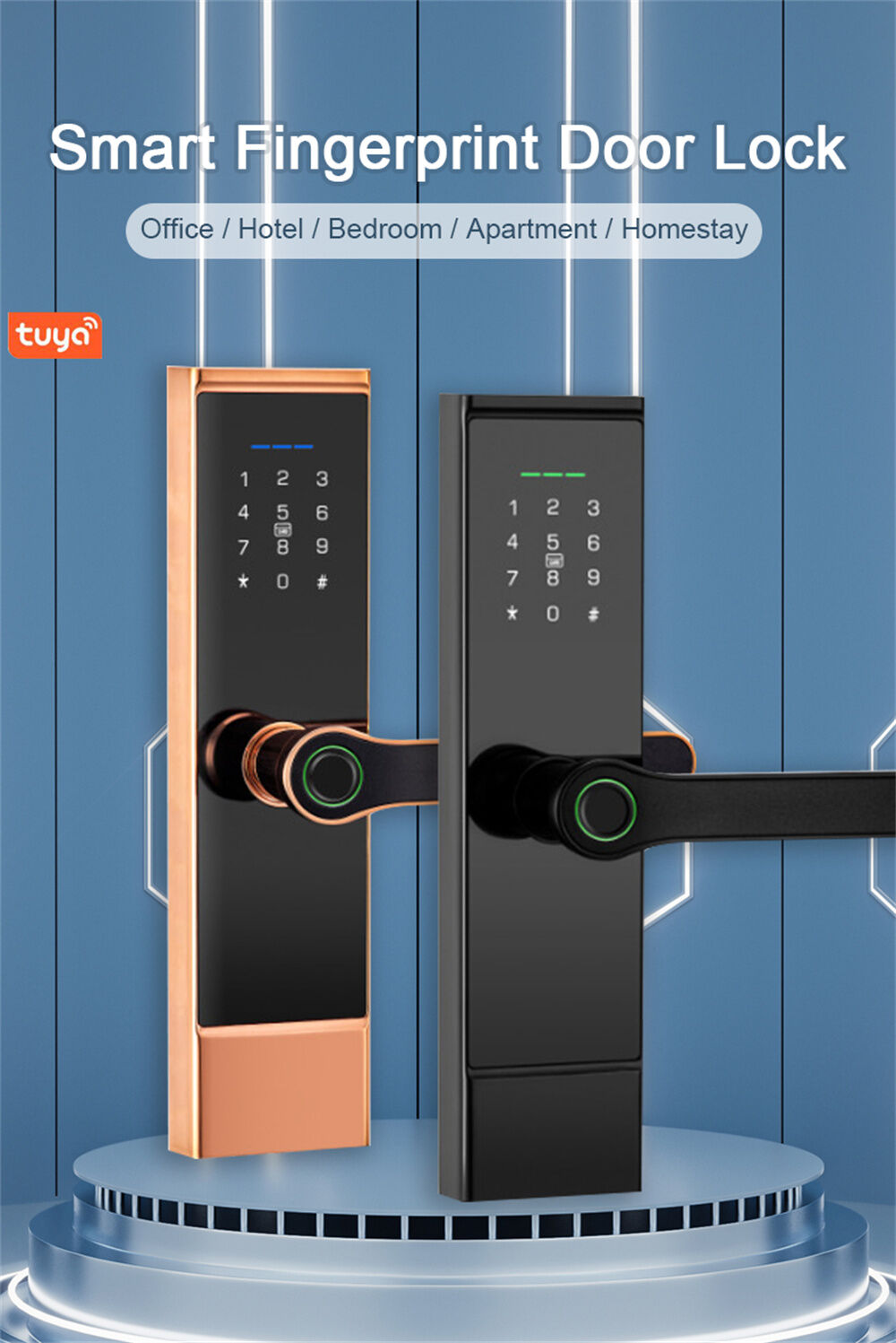 Buy Wholesale China Remotely Phone Control Smart Door Lock Electric ...