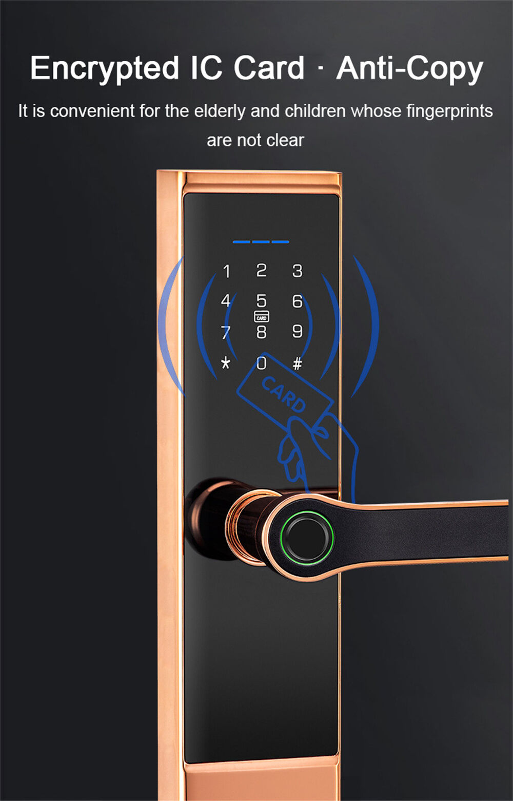 Buy Wholesale China Remotely Phone Control Smart Door Lock Electric ...