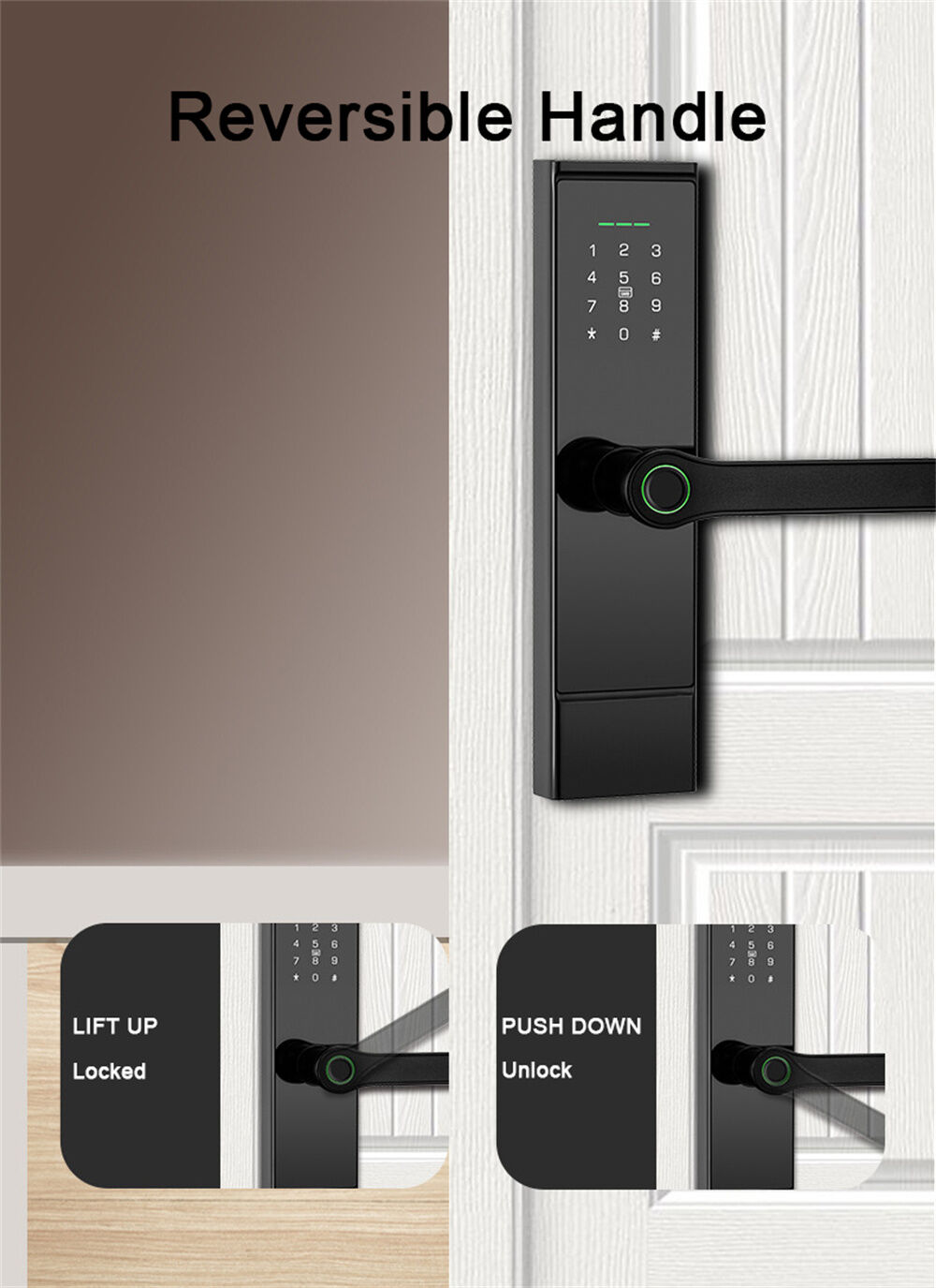 Buy Wholesale China Remotely Phone Control Smart Door Lock Electric ...
