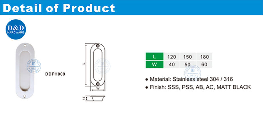 Silver Color New Design Stainless Steel Flush Recessed Kitchen Cabinet ...