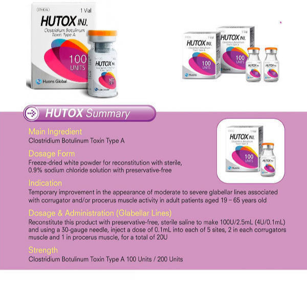 Buy Wholesale China Korea Original Hutox 100u Injection Type Botulax's Rentox's Neuronox Wrinkle ...