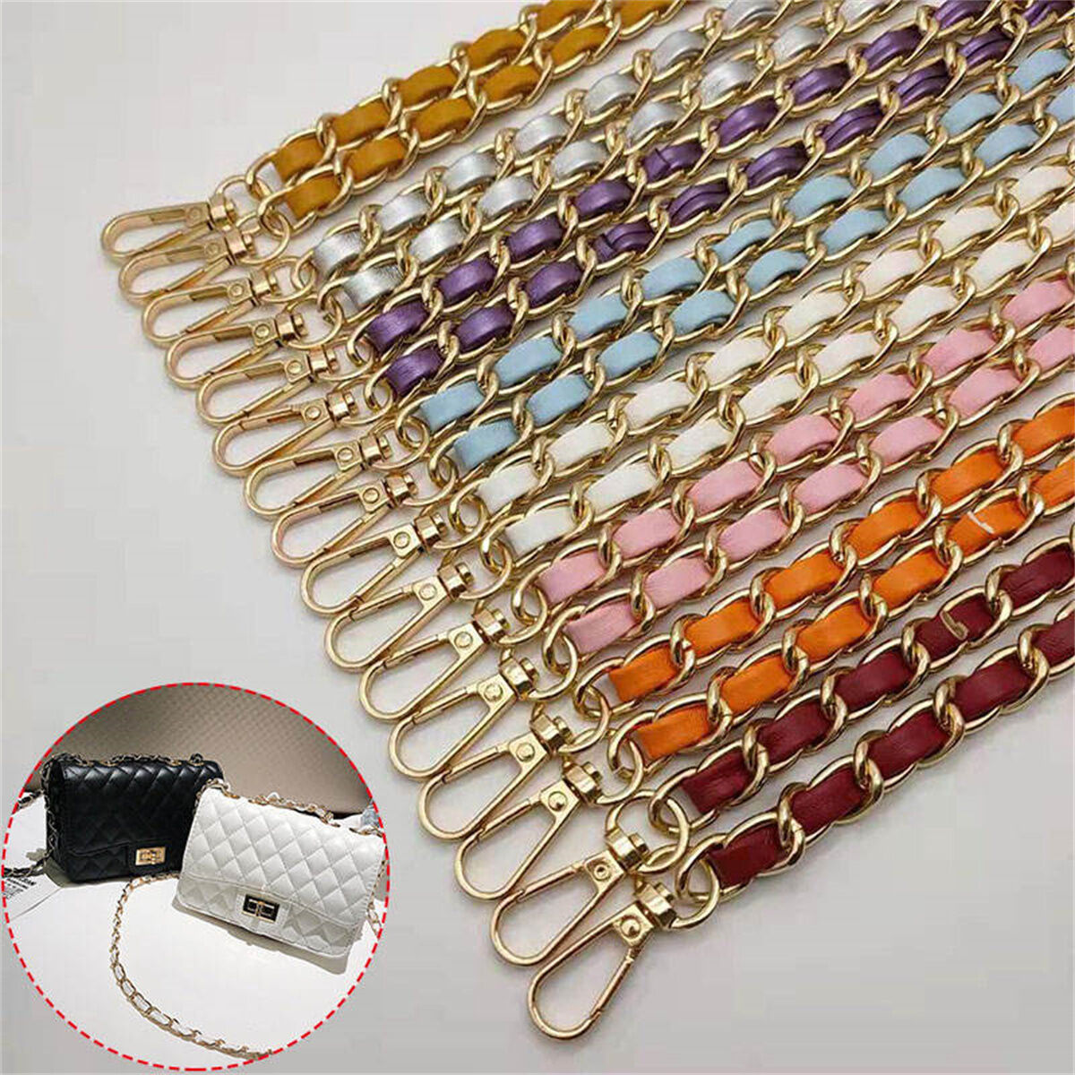 Bulk Buy China Wholesale Pu Leather Purse Handle Replacement Metal Gold ...