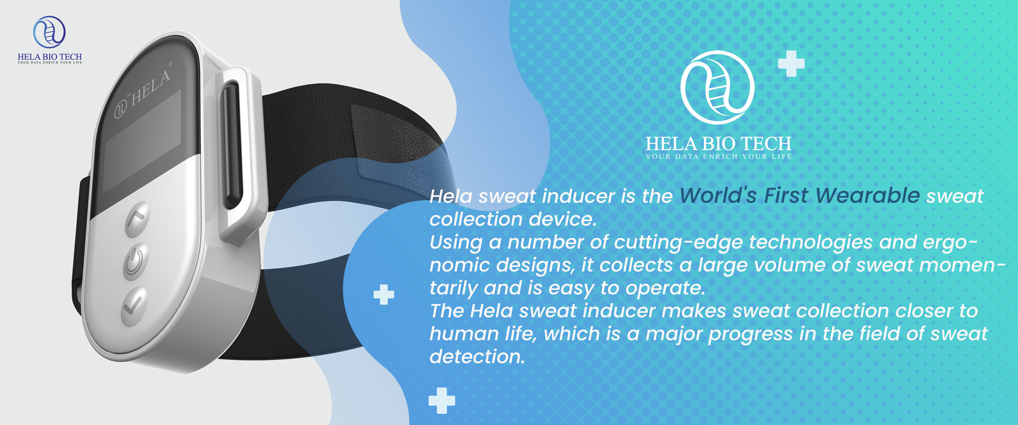 Buy Wholesale China Hela Wearable Sweat Inducer Scientific Research S1 ...