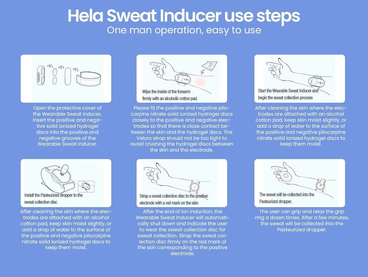 Buy Wholesale China Hela Wearable Sweat Inducer Scientific Research S1 ...