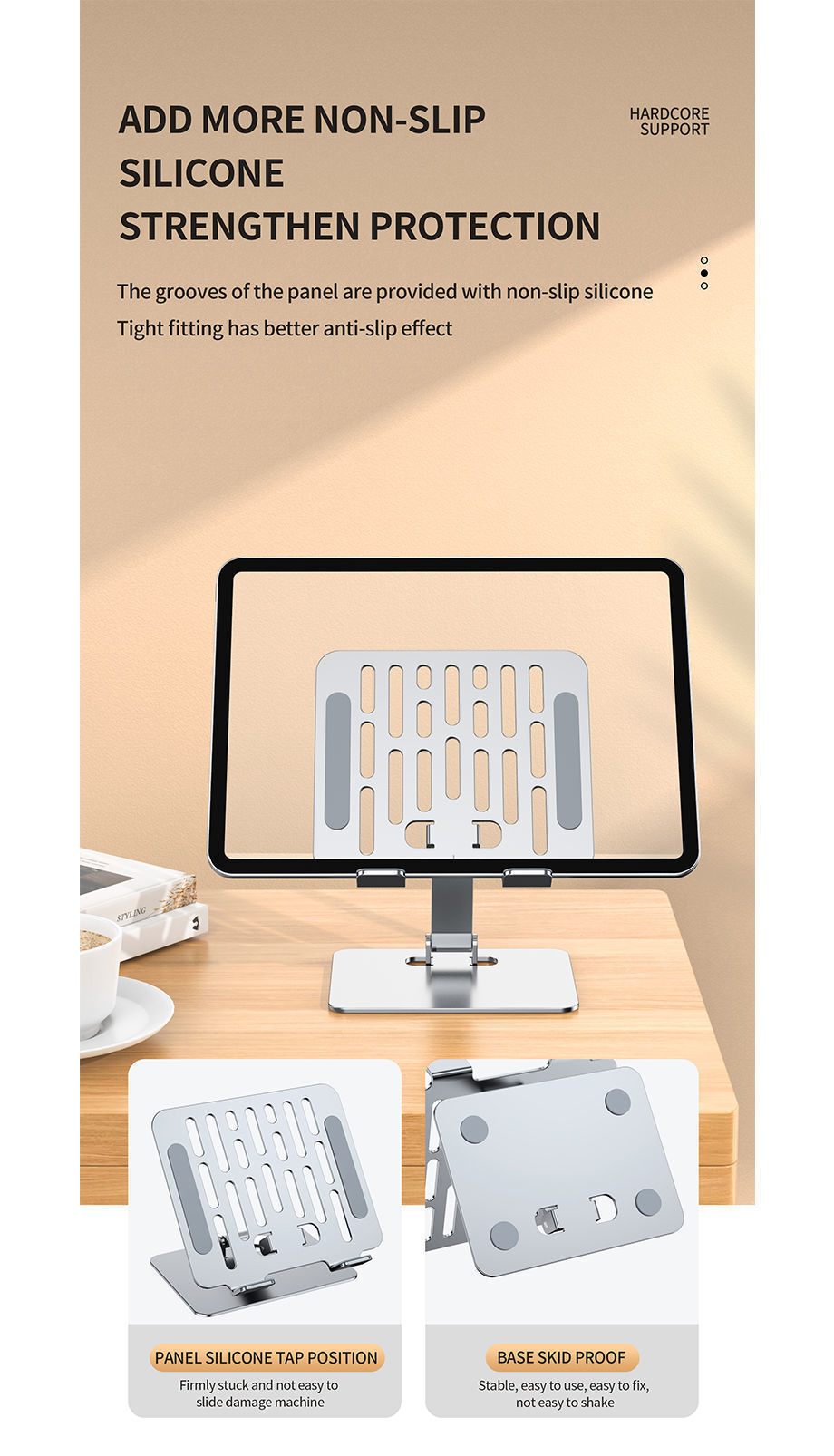 Buy Wholesale China Multi-function Aluminium Alloy Folding Desktop ...