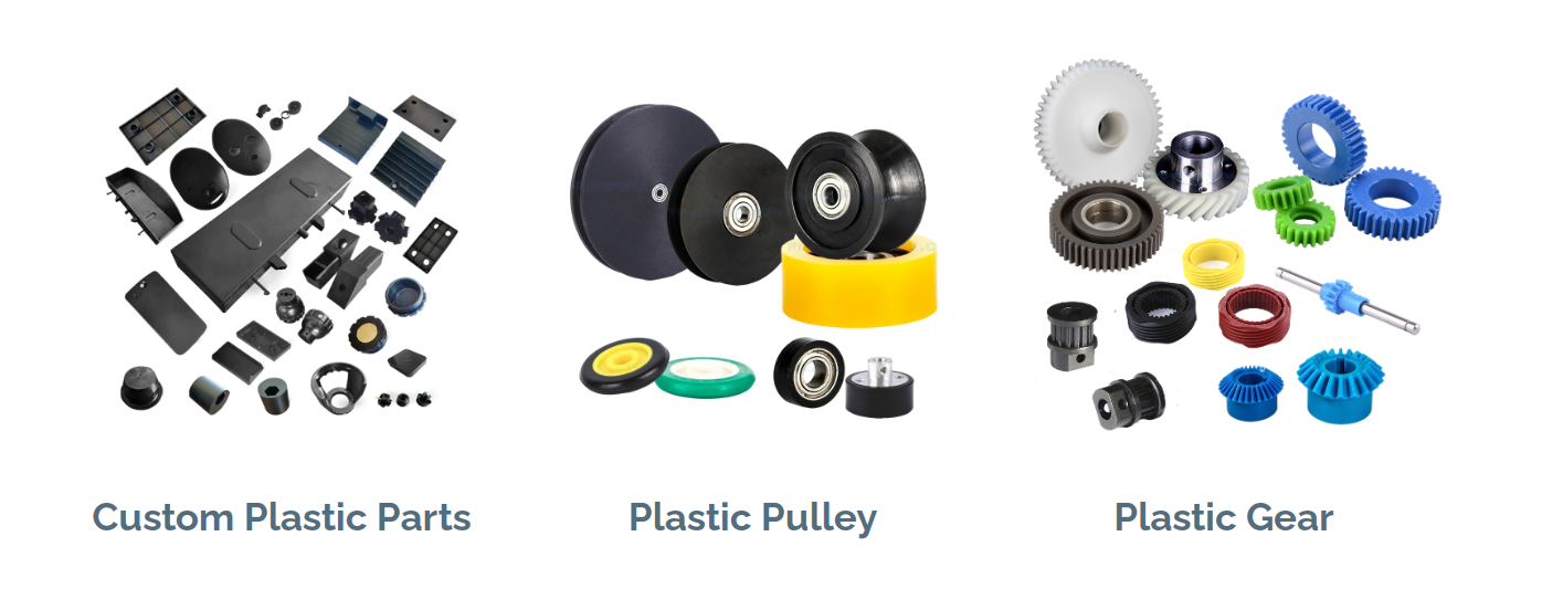 China Supplier Industrial Custom Injected Nylon Plastic Wheel Pulley ...