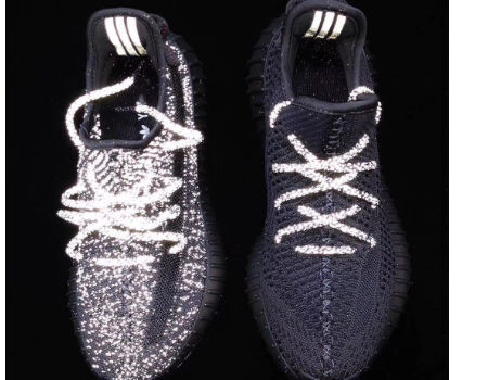 Top New Designer Men Black Reflective 350 V2 Sports Trainers Running ...