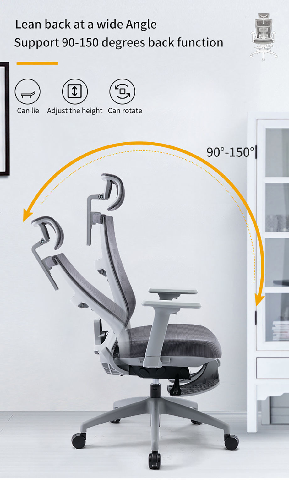 Buy Wholesale China Adjustable Armrests Modern Movable Rotating Premium ...